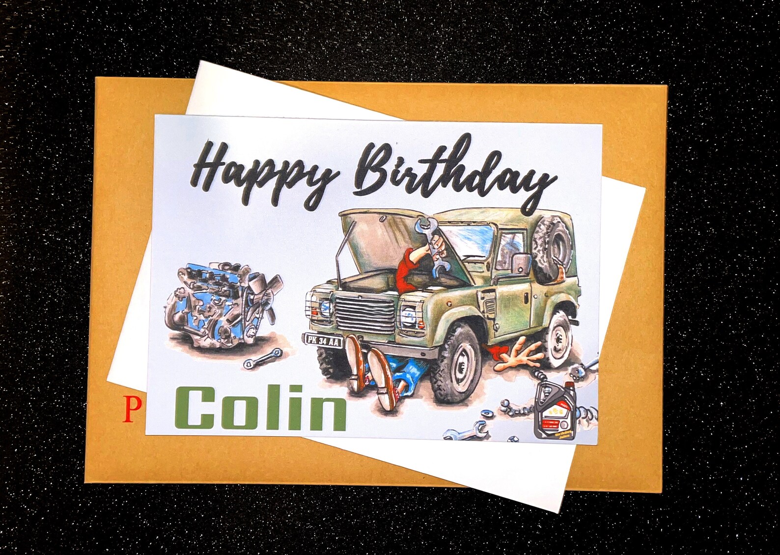 Personalized Birthday Card Land Rover Personalised Number - Etsy UK
