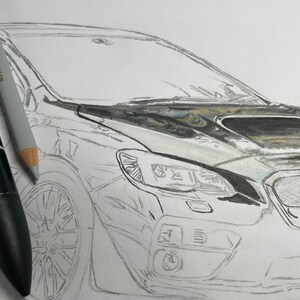 Personalized Subaru WRX Birthday Card for Him, Personalised Birthday ...