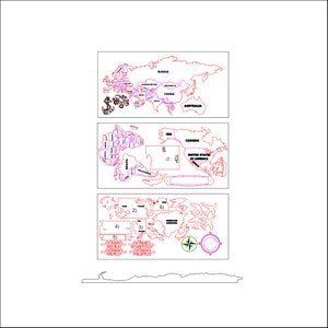 World Map - Digital Cut File - Etsy