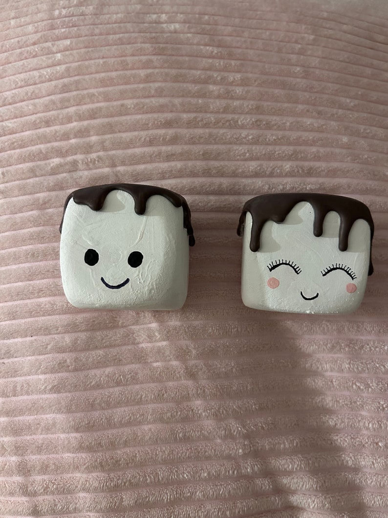 Chocolate Covered Marshmallow Family Faux Food Decoration. - Etsy