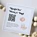 Baby Shower QR Code Enclosure Card, QR Code Insert, Meal Sign up QR ...