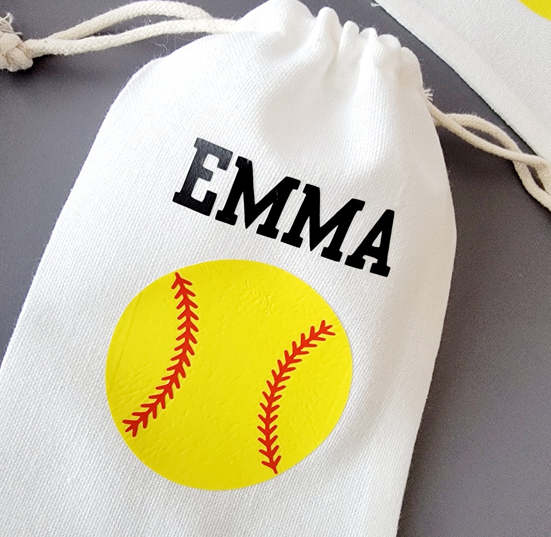 Personalized Softball Bag, Team Gifts, Team Sports Favor Bags, Sports ...