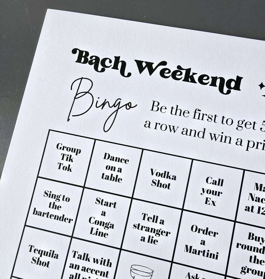 Bachelorette Party Game, Bachelorette Bingo Game, Printable Bach Game ...