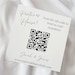 Printable Wedding QR Code Sign, QR Code Card for Wedding, Wedding ...