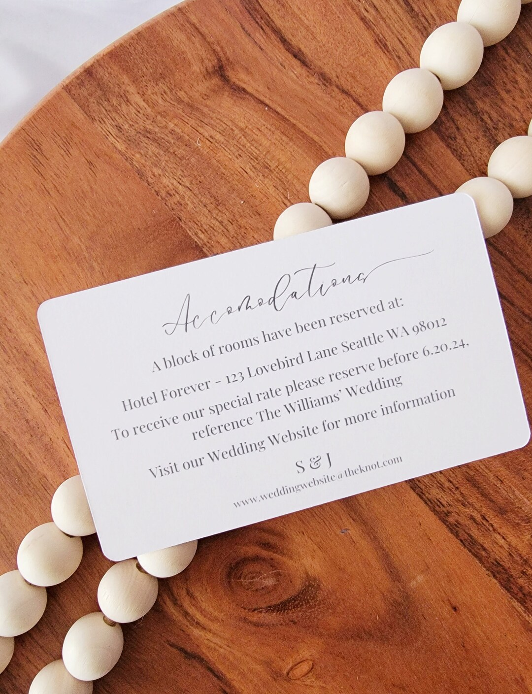 3.5 in Printable Wedding Enclosures, Custom Wedding Inserts, Wedding Invitation Enclosures ...