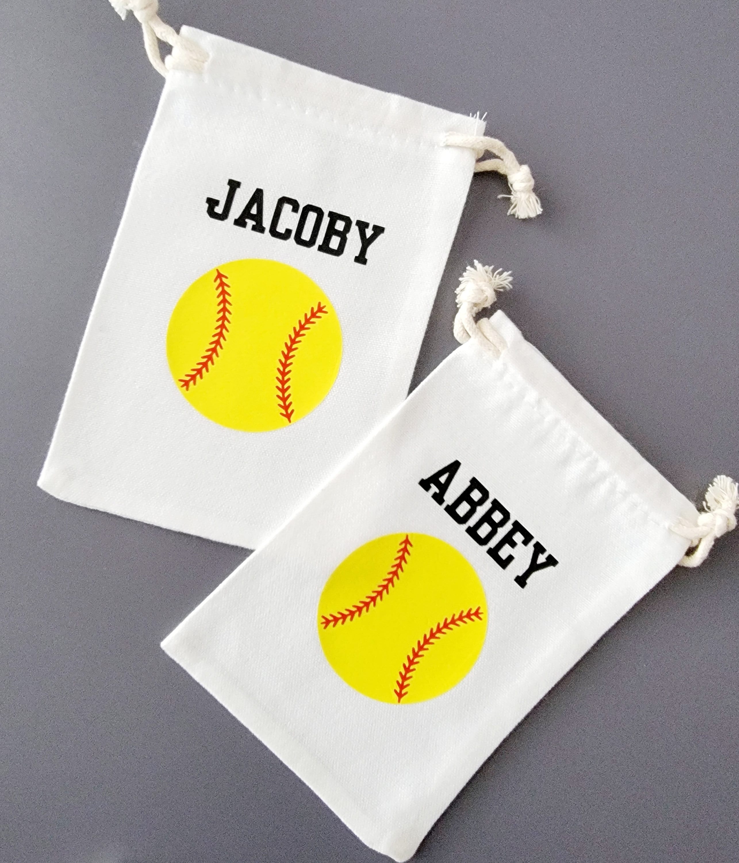 Personalized Softball Bag, Team Gifts, Team Sports Favor Bags, Sports ...