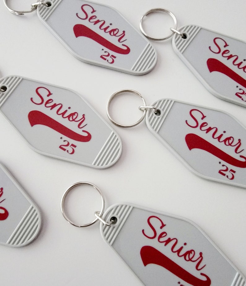 Senior Motel Keychain, Class of 2025 Gift, Personalized Gift for ...