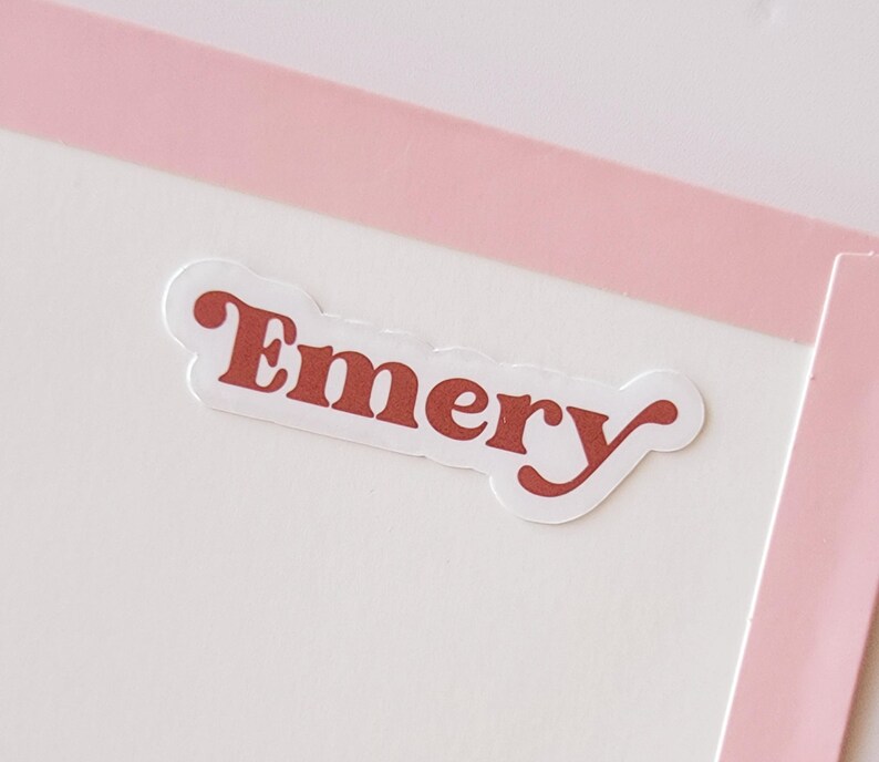 Personalized Name Stickers, Name Lables, Personalized Name Stickers ...