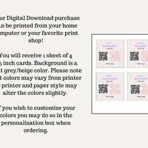 Printable Wish List QR Code Card, Classroom Wishlist QR Code, Teacher ...