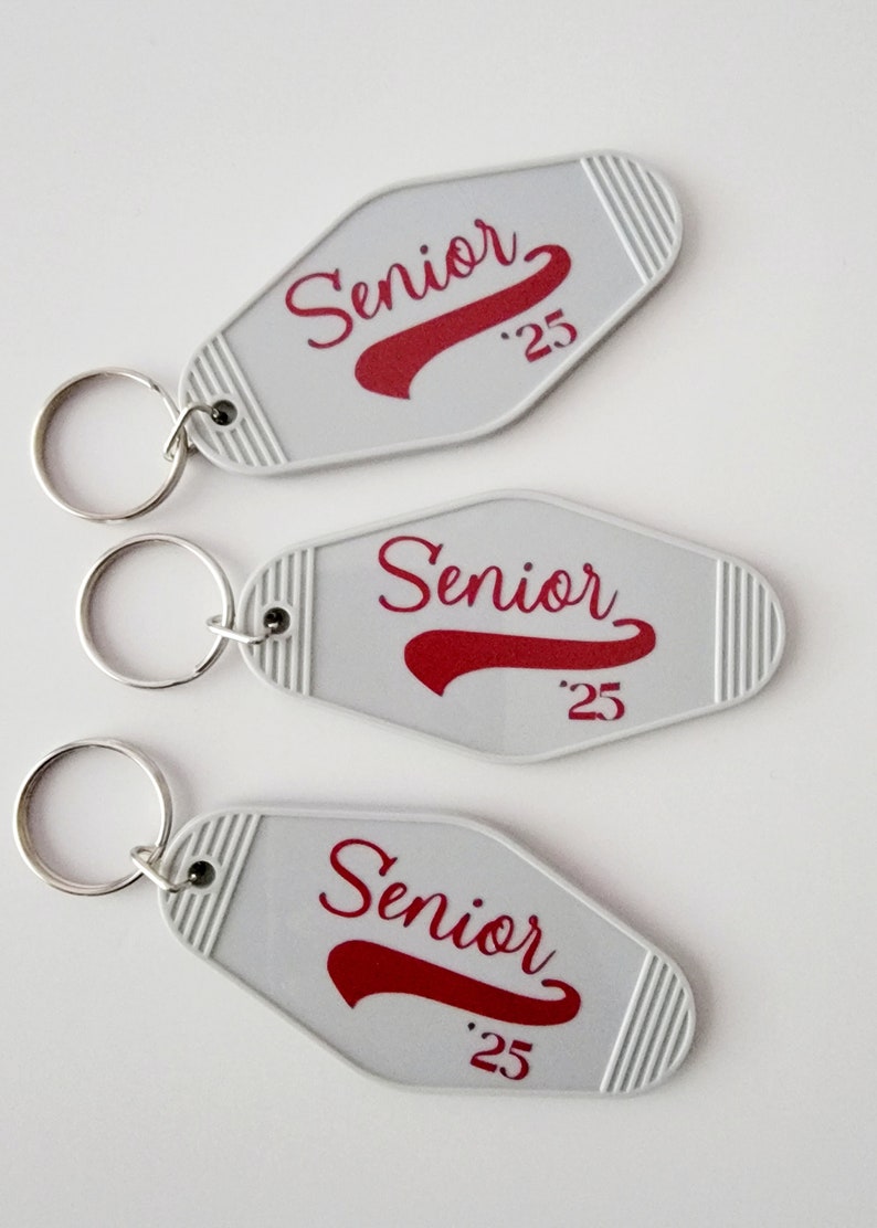 Senior Motel Keychain, Class of 2025 Gift, Personalized Gift for ...