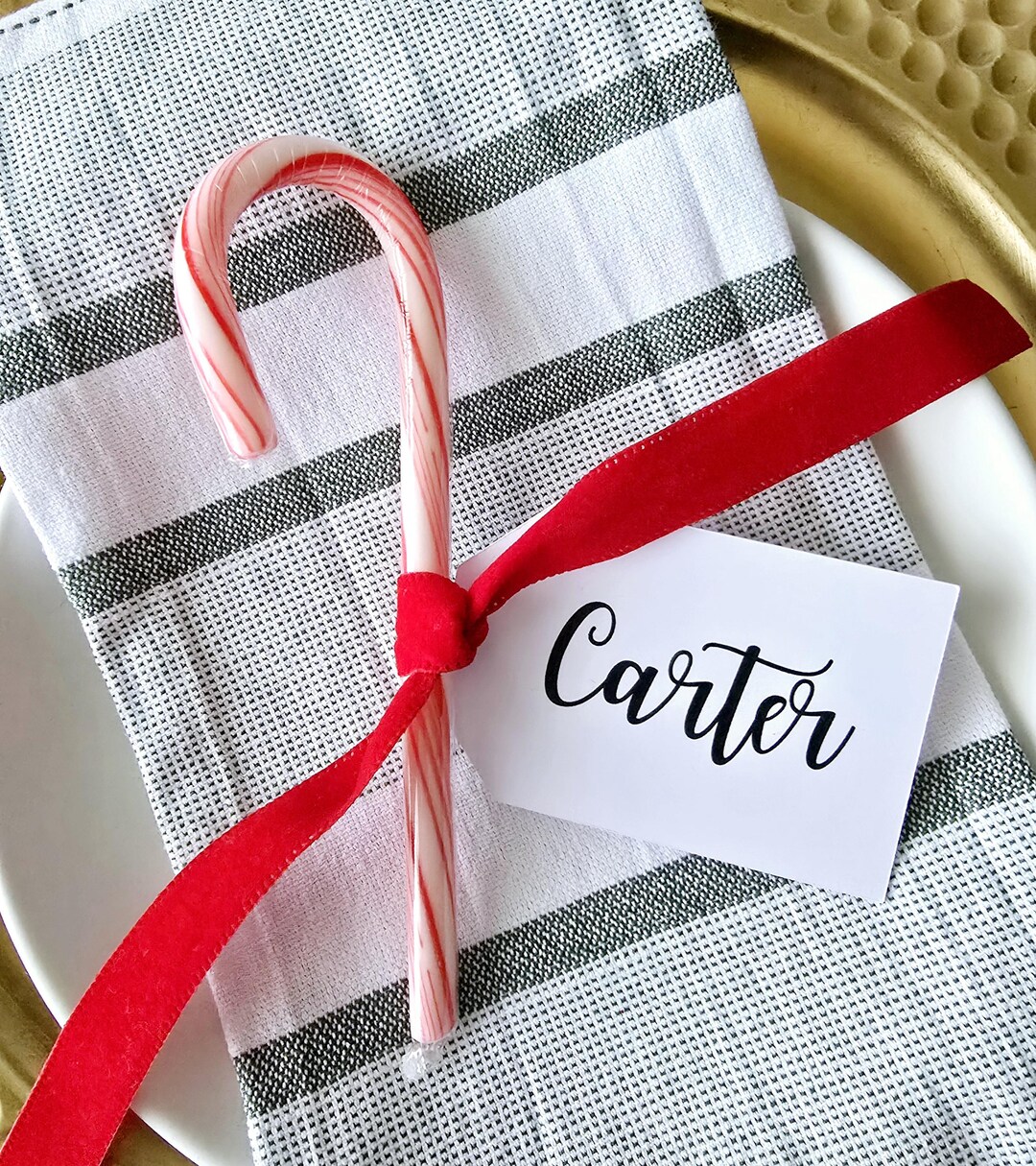 Christmas Gift Tags, Holiday Table Setting, Holiday Gift Tags, Gift ...