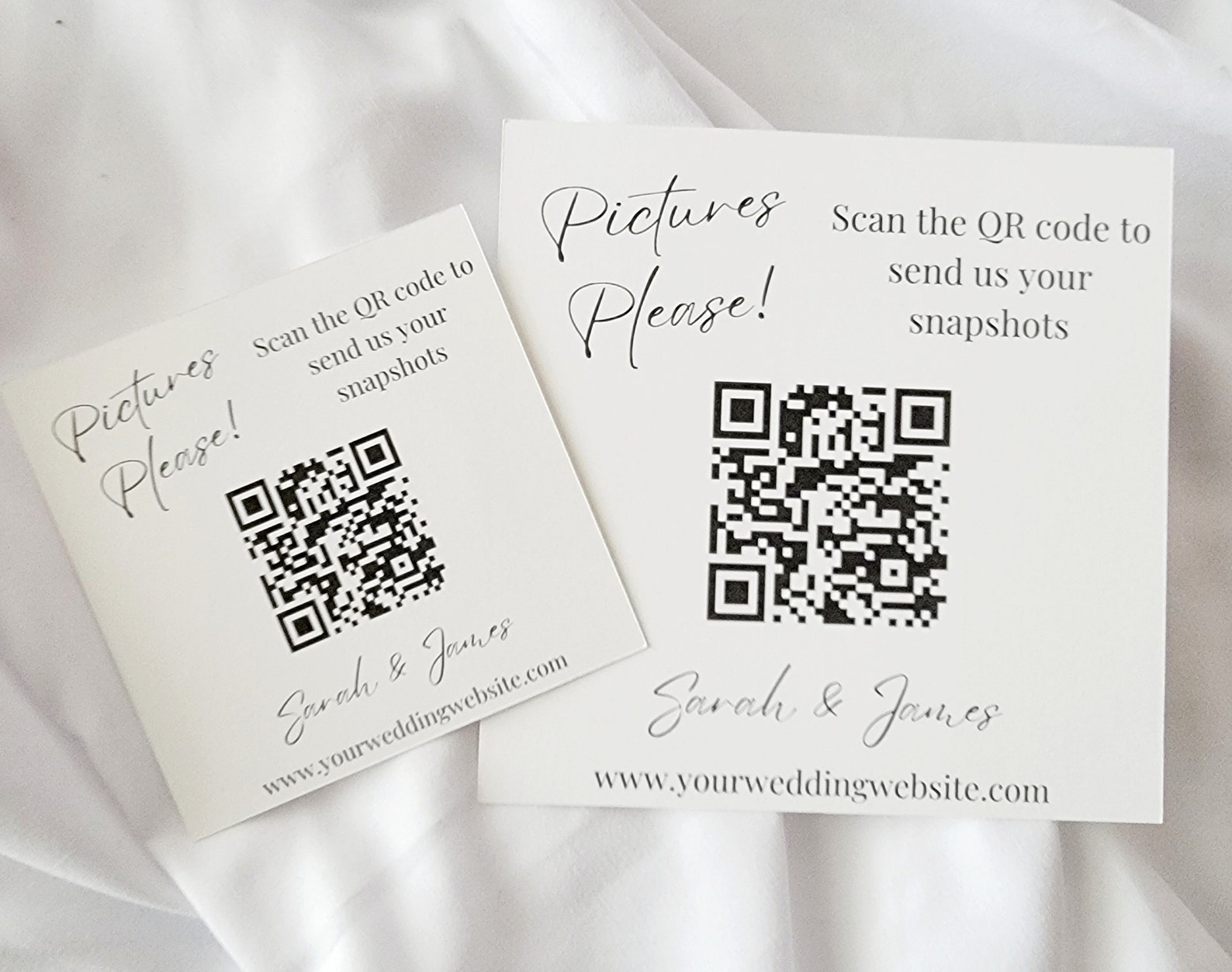 Printable Wedding QR Code Sign, QR Code Card for Wedding, Wedding ...