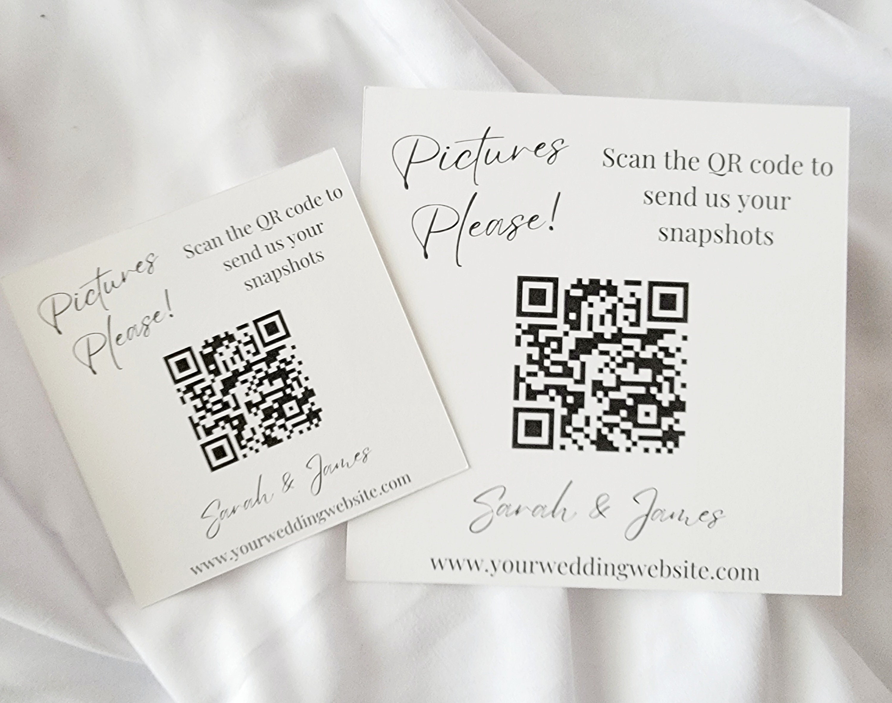 Printable Wedding QR Code Sign, QR Code Card for Wedding, Wedding ...