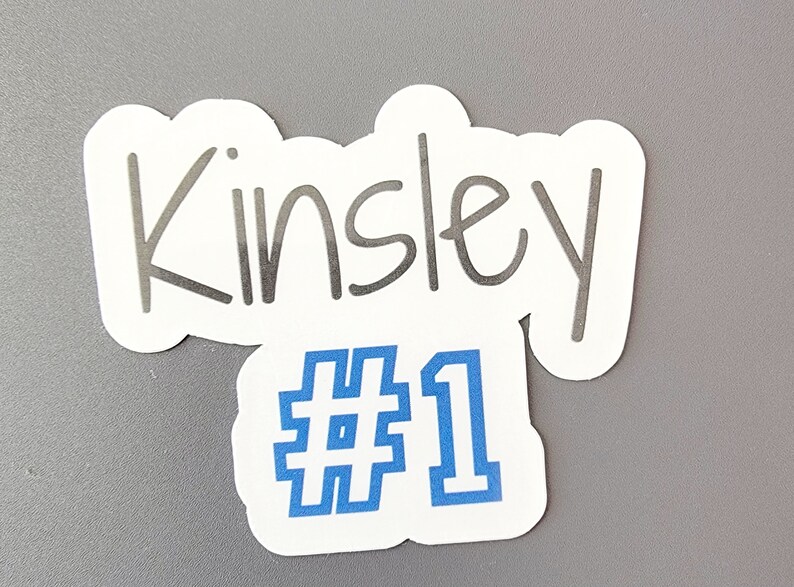 Personalized Vinyl Sticker, Team Sports Sticker, Water Bottle Sticker ...