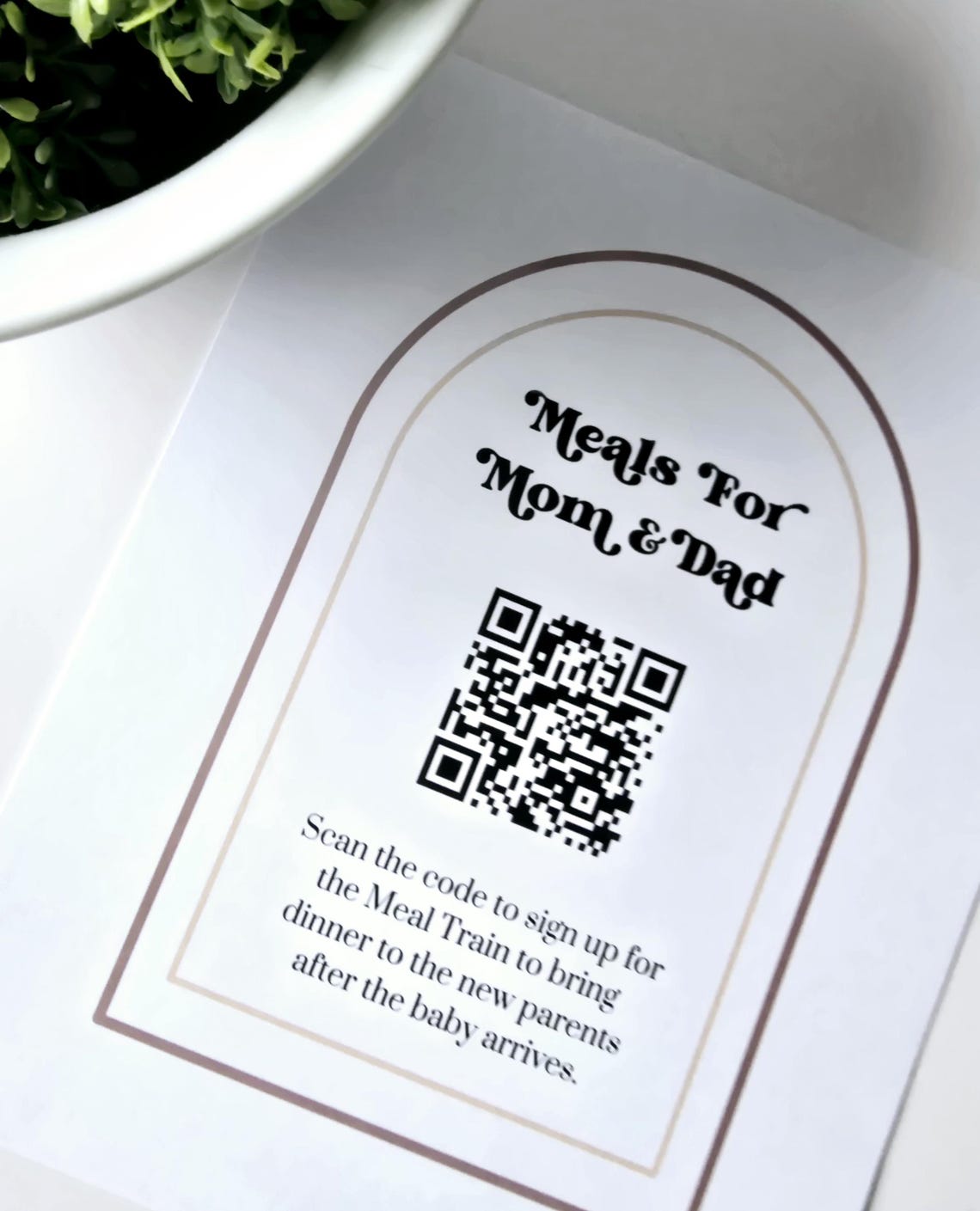 Baby Shower QR Code Sign, 5x7 Digital Download, Baby Shower Decor ...