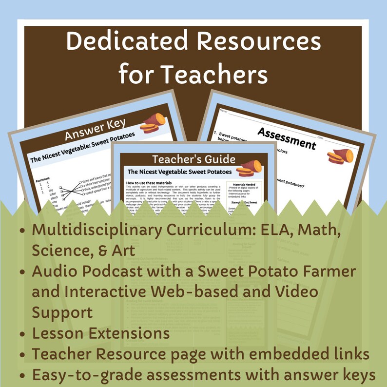 The Nicest Vegetable, the Sweet Potato Printable, Downloadable ...