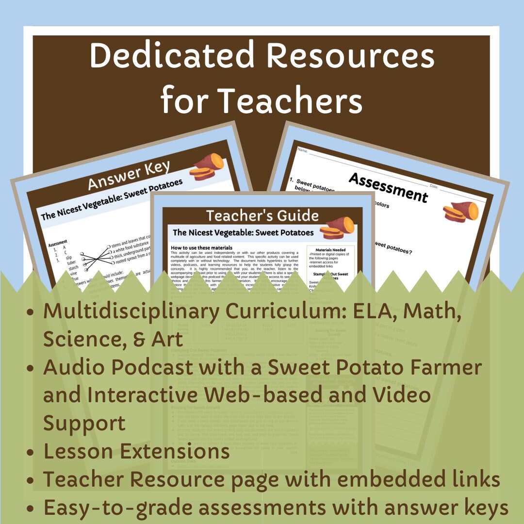 The Nicest Vegetable, the Sweet Potato Printable, Downloadable ...