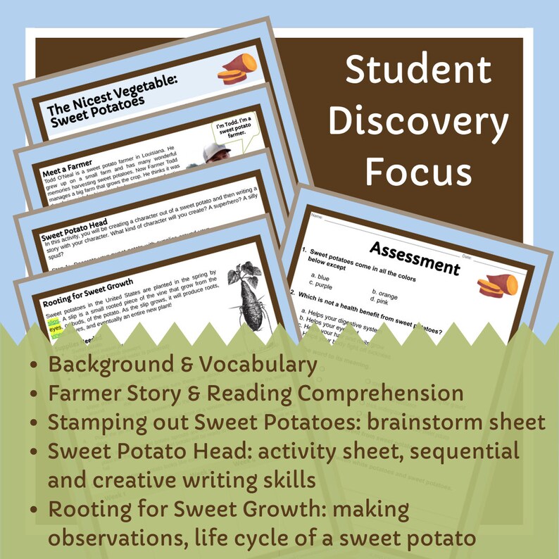 The Nicest Vegetable, the Sweet Potato Printable, Downloadable ...