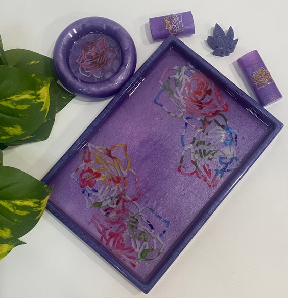 Resin Rolling Tray Rolling Tray Cannabis Tray Smoking | Etsy