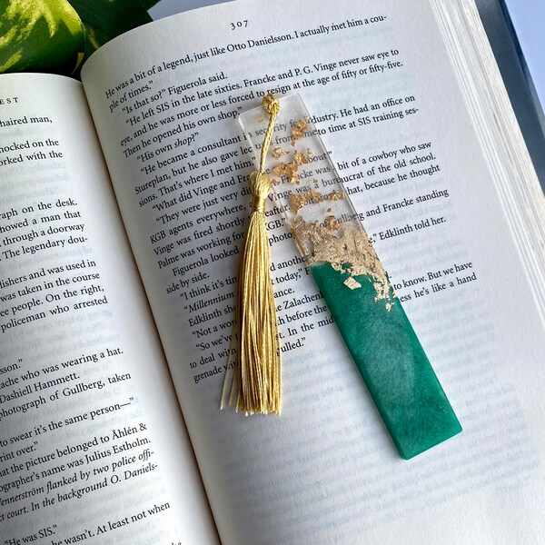 Resin Bookmark - Etsy UK