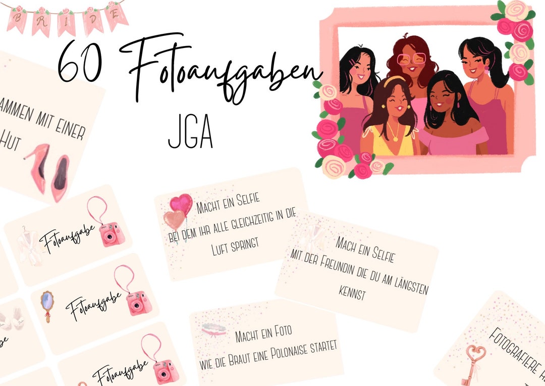 JGA Photo Tasks 60 Fun Tasks / Game for on the Go / JGA Games - Etsy
