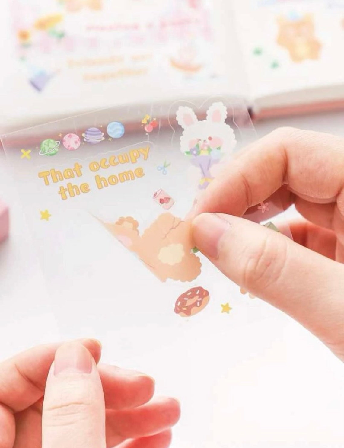 10 Sheets Cute Kawaii Mini Sticker Sheets3x3cute - Etsy