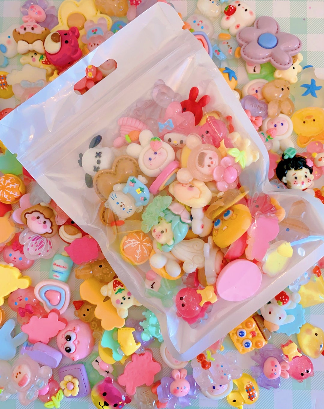 Cute Kawaii Resin Flat Back for Diy Slime Mixing/resin Mixing/phone ...