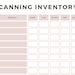 Inventory Tracker Log Digital Printout PDF Homestead Farm Farmstead ...