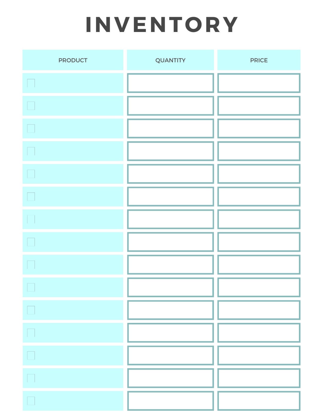 Inventory Tracker Log Digital Printout PDF Homestead Farm Farmstead ...