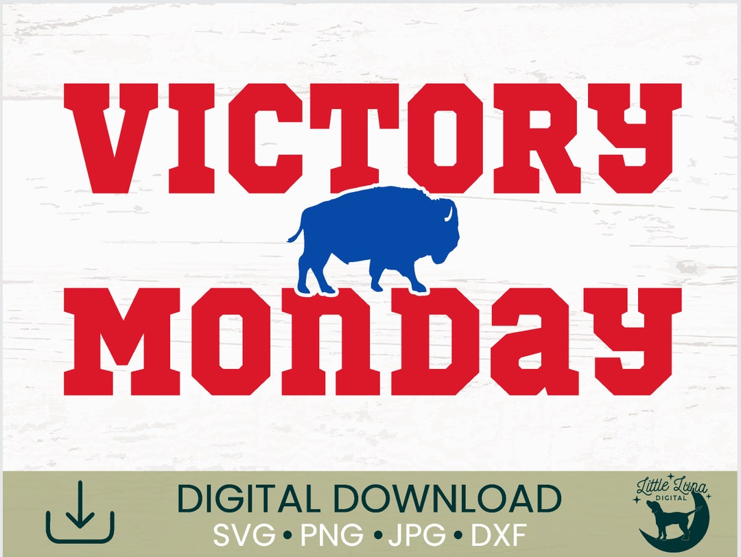 Victory Monday | SVG PNG JPG | Cut File for Shirts and Crafts ...