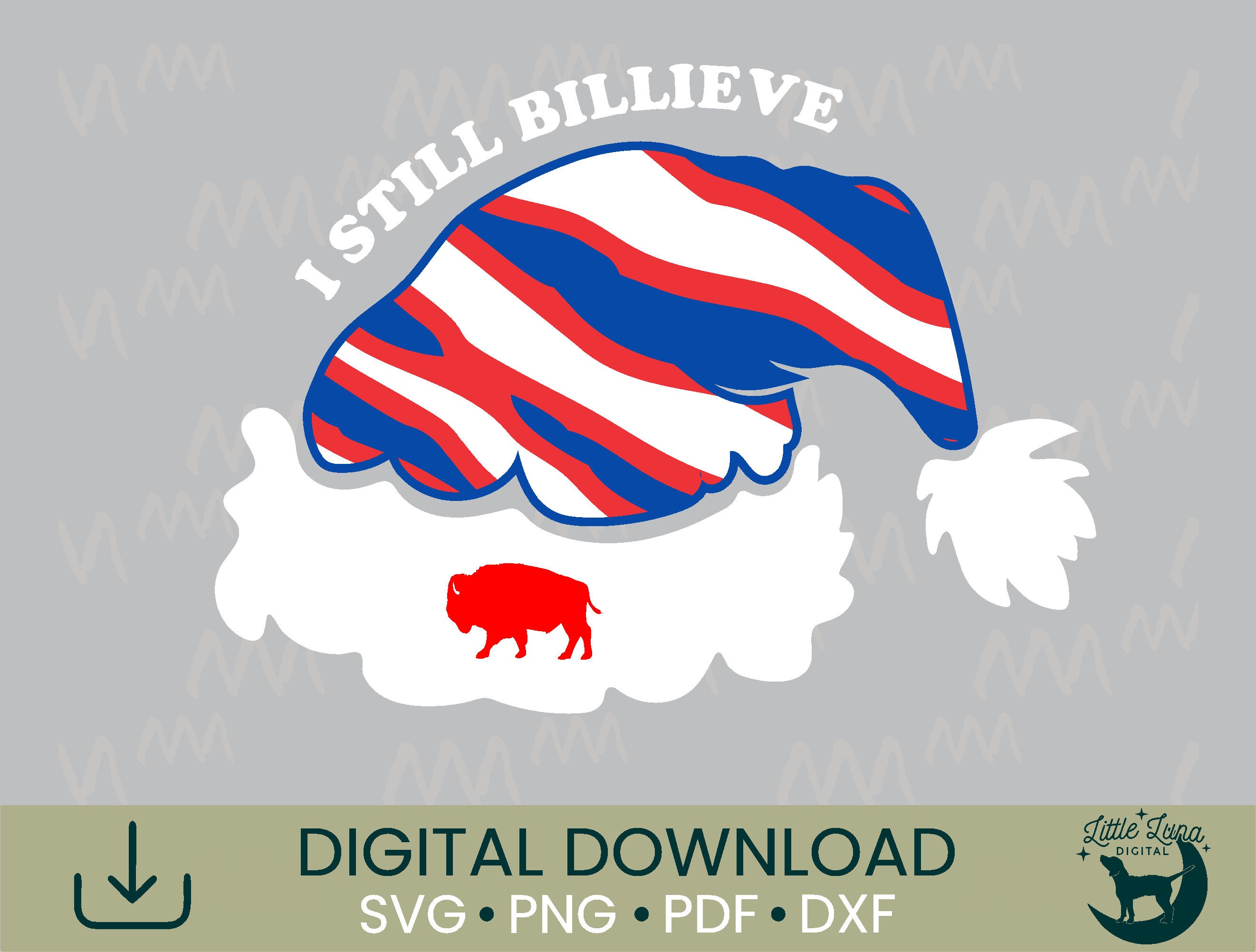 I Still Billieve Santa SVG PNG PDF Cut File for Shirts and Crafts ...