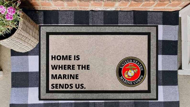 Personalized Door Mat, Military, Gifts, Housewarming - Etsy