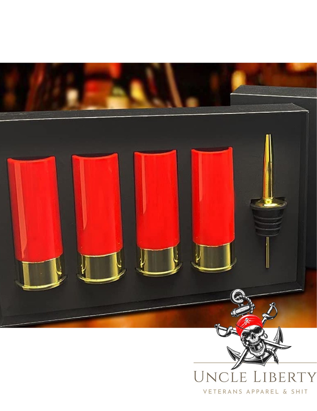 12 Gauge Shotgun Shell Shot Glass – Novelty Hunting Gift for Men ...