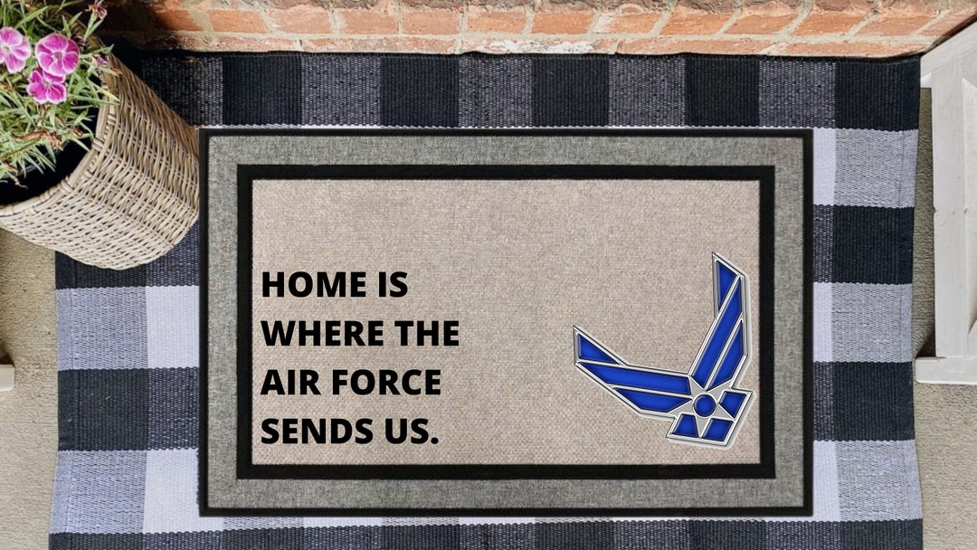 Welcome Door Mats Military, Navy, Airforce, Army, Marine - Etsy