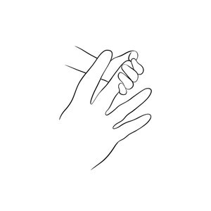 Line Drawing Custom Faceless personalised Line Art Line - Etsy