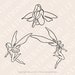 Fairy Line Art | Fairies Line Drawing | Line Digital File | Laser ...