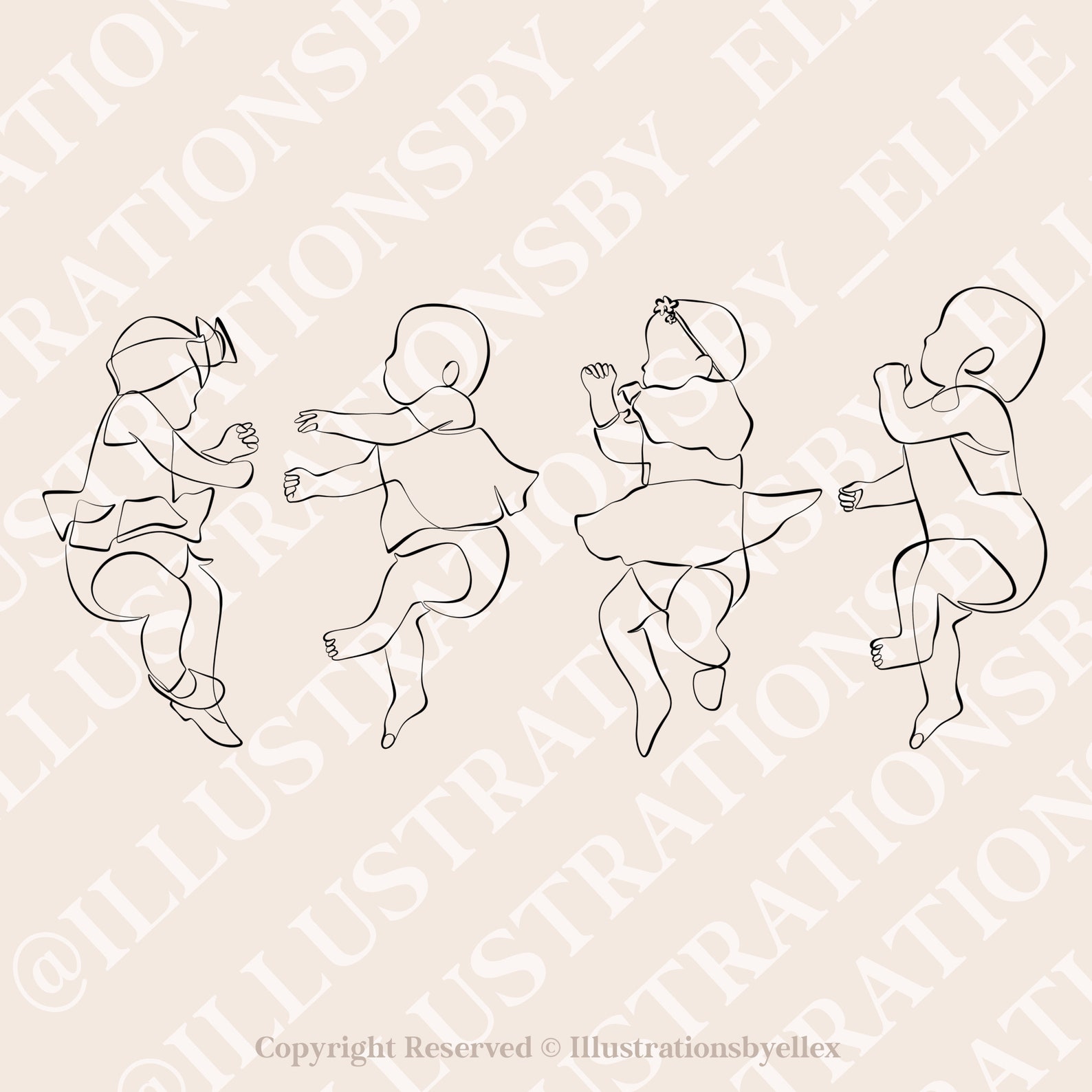 Baby Line Drawing Continuous Svg Png File | Newborn Babies Line Drawing ...