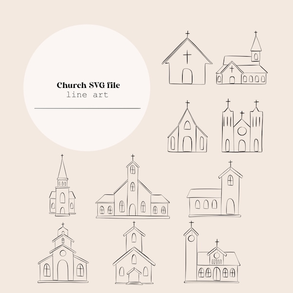 Draw a Church - Etsy UK