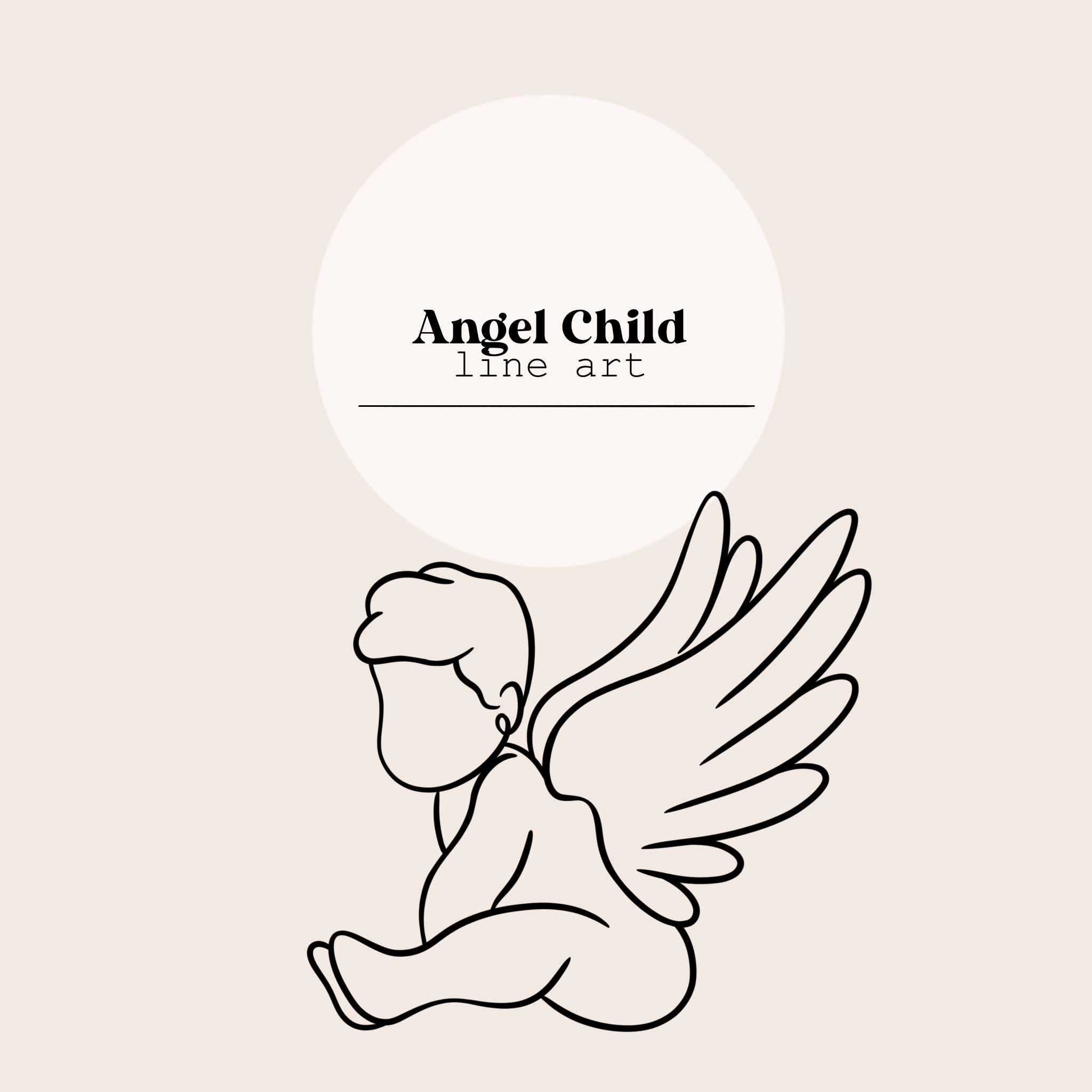 Angel Children Drawing