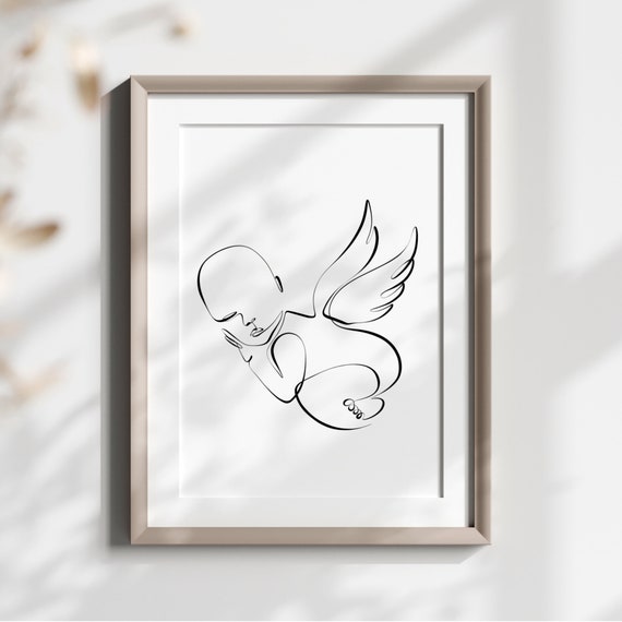 Sketches Of Baby Angels