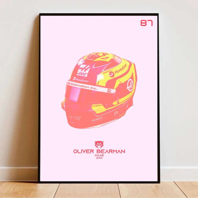 Ollie Bearman Posters - Etsy