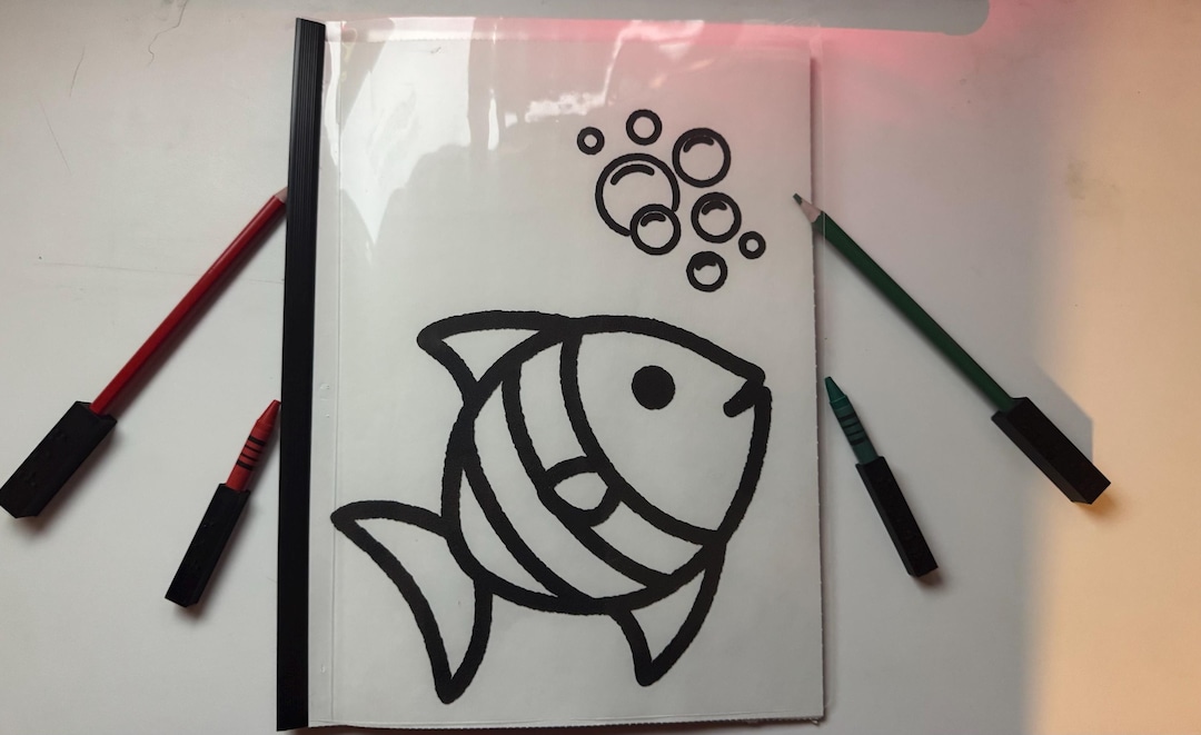Tactile + Braille Coloring Book Raised Line Art - Etsy
