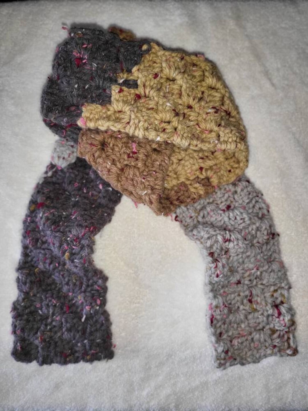 Hand Crochet Scarf - Etsy