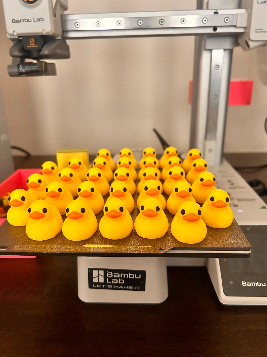 Mini 3D Printed Ducks: Prank Gift, Pack of 10 - Etsy
