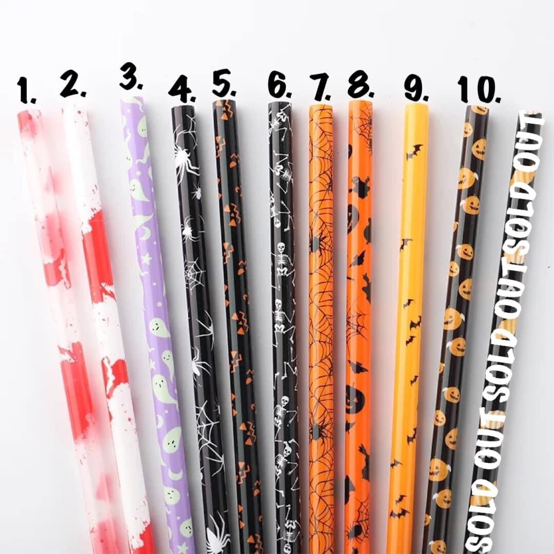 Reusable Halloween Straws - You Pick Design - Fast Shipping - Etsy