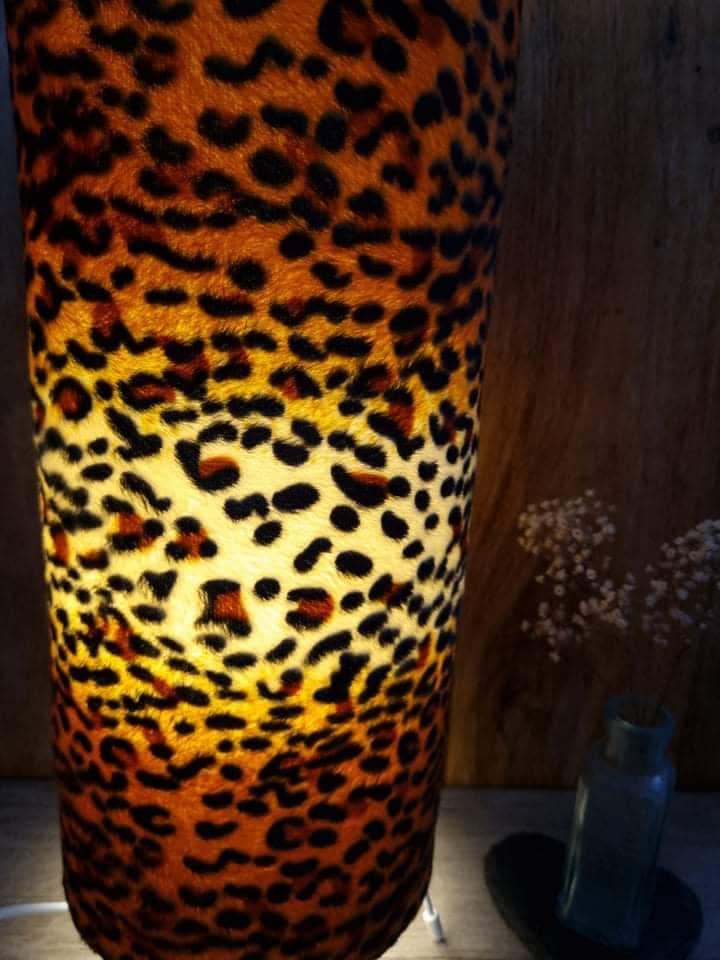 Freestanding Floor/table Lamp (cheetah Design) - Etsy UK