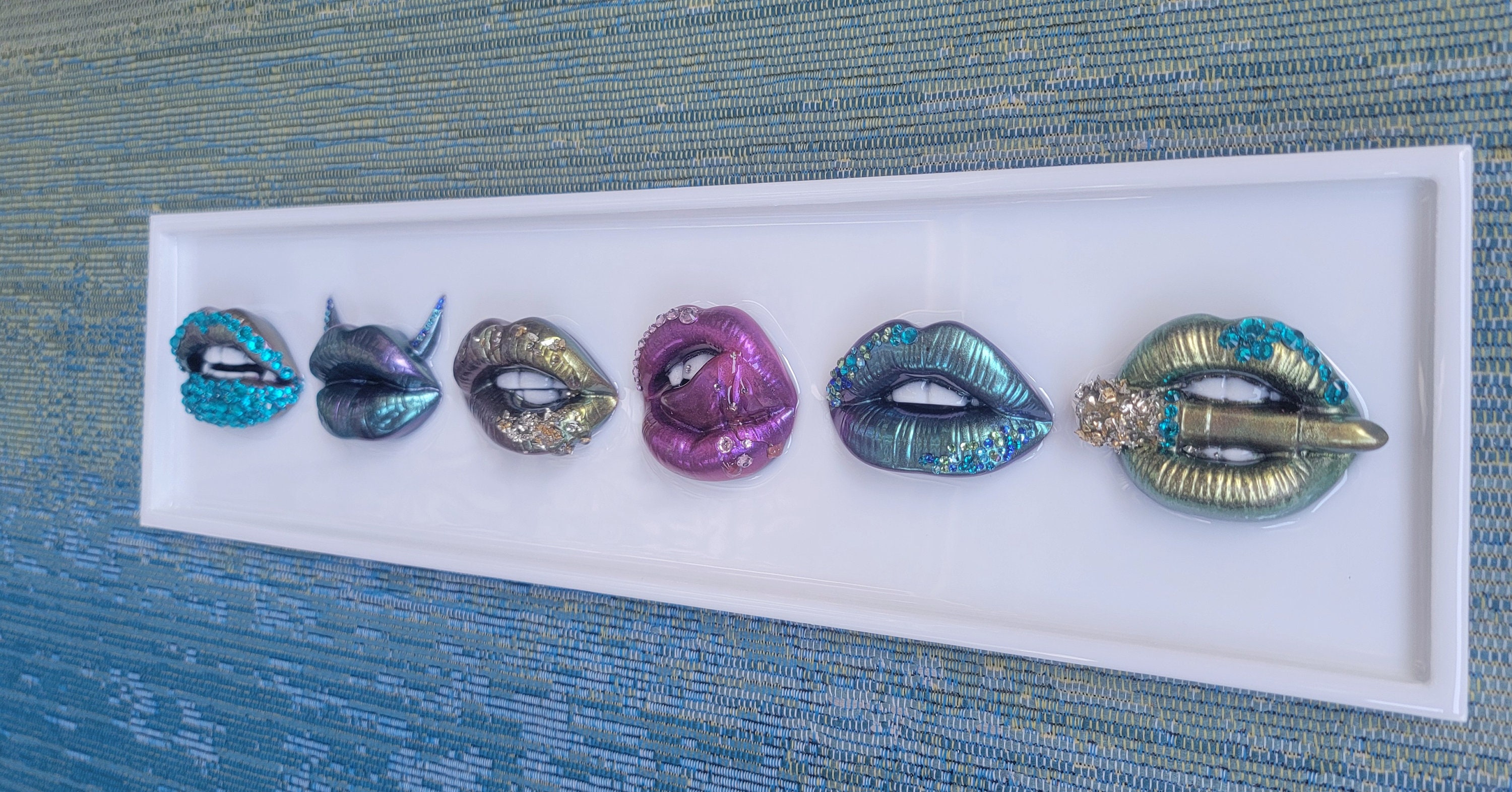 Hot Lips Pop Art, 3D Pop Art Wall Art, Candy Art, Lips Resin , Wall ...