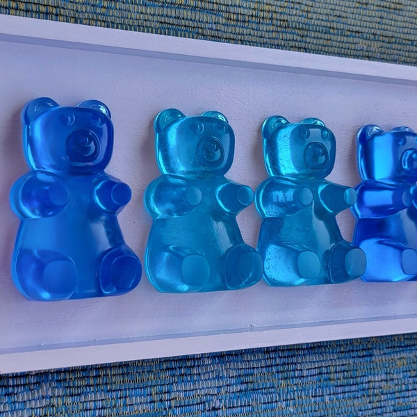 Blue Resin Wall Art - Etsy