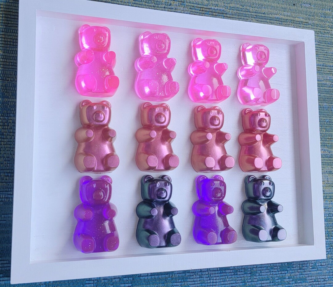 Hot Gummy Bears Resin ,chameleon Gummy Bear Resin ,pop Art Wall Art ...