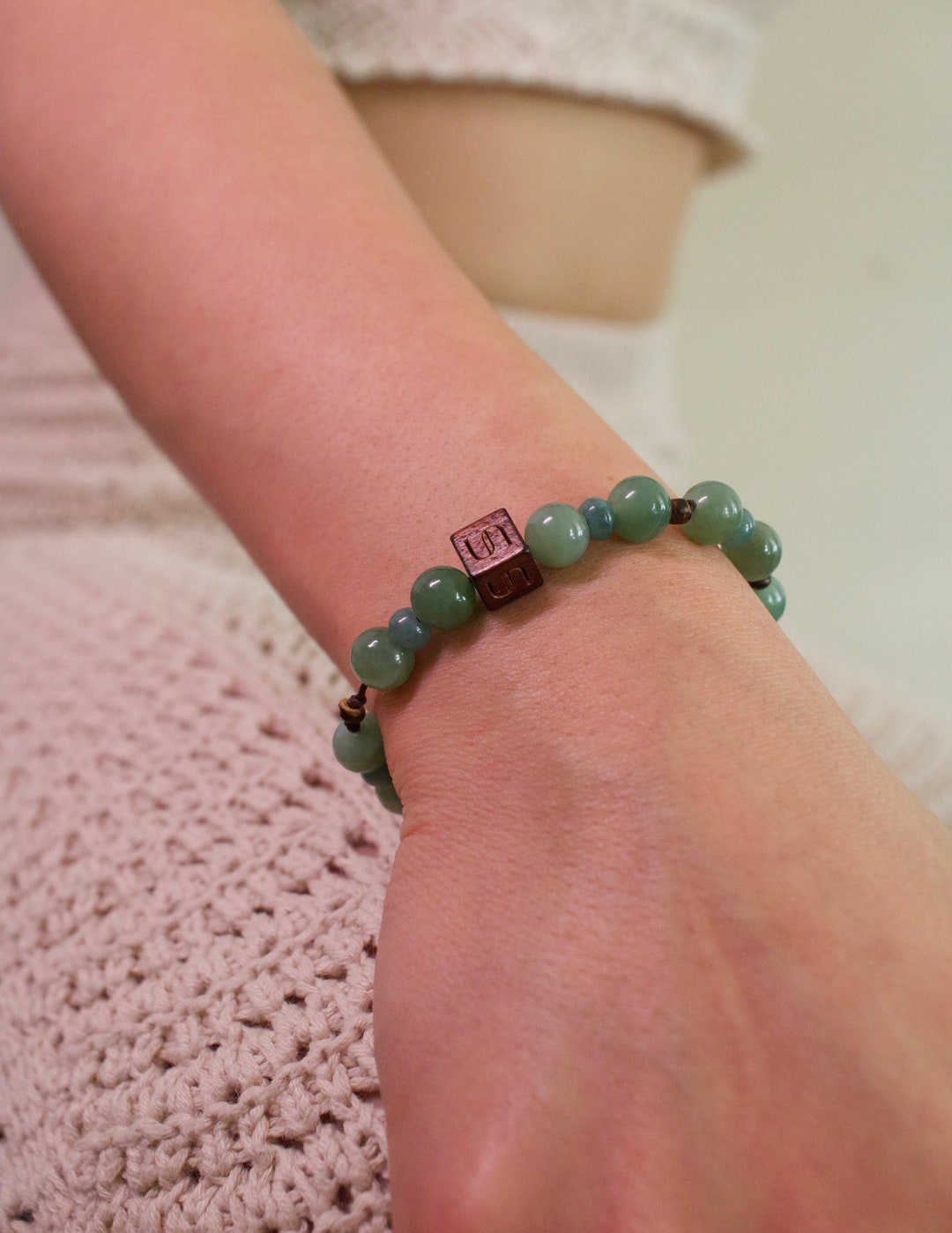 Nephrite-healing Bracelet-natural Gemstone Bracelet-siberian Jade ...